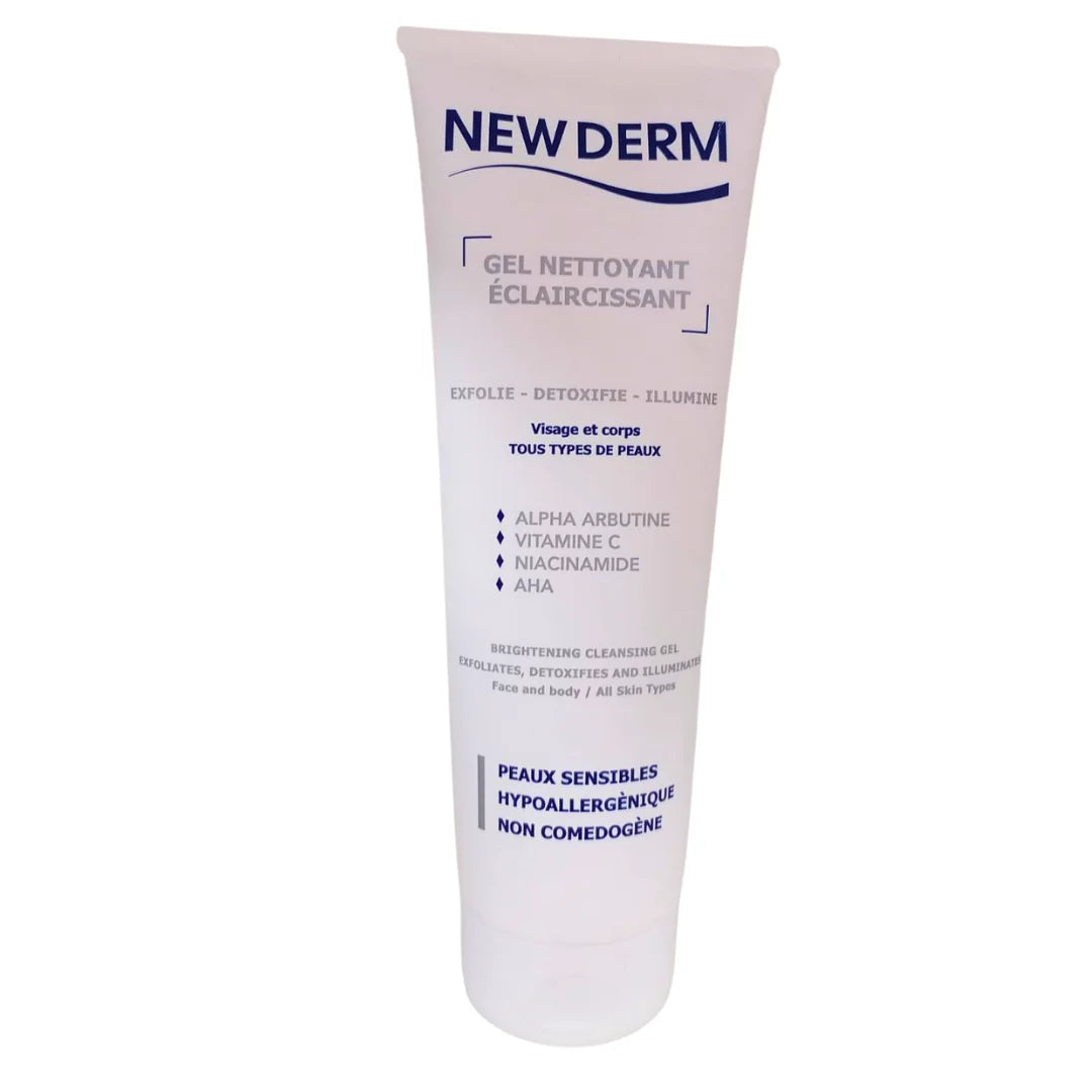 NEW DERM GEL NETTOYANT ECLAIRCISSANT 250ML